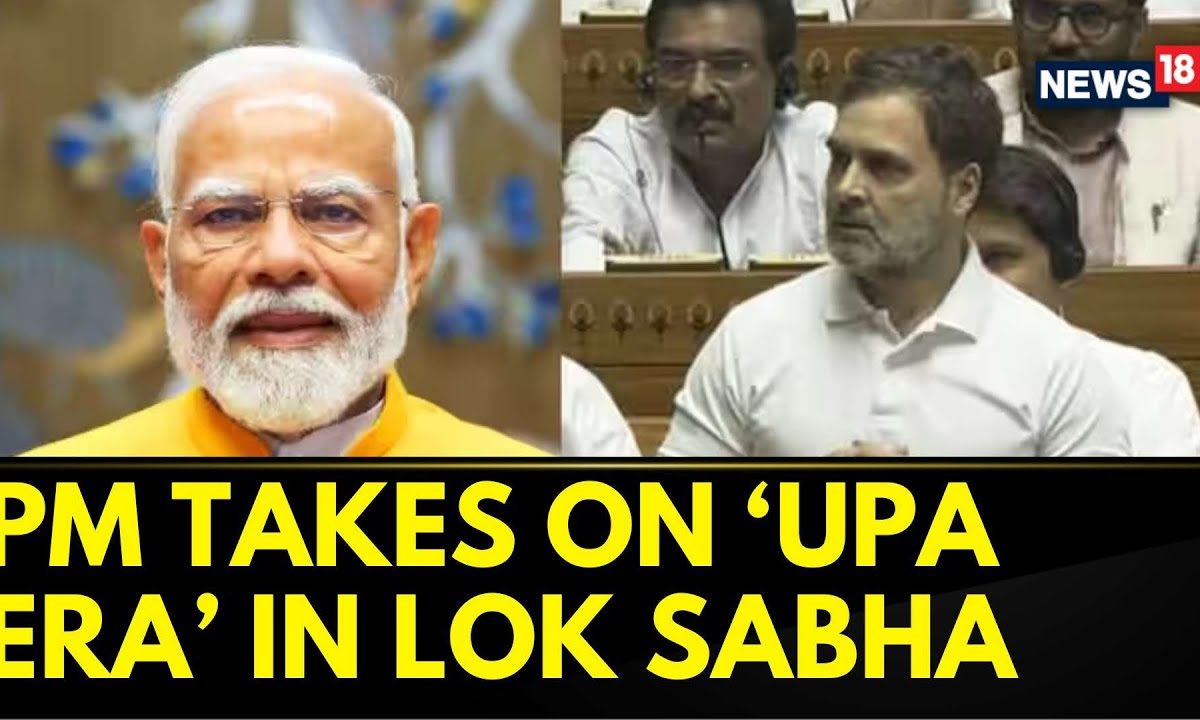 PM Modi Speech | Prime Minister Modi Lok Sabha Speech | India ...