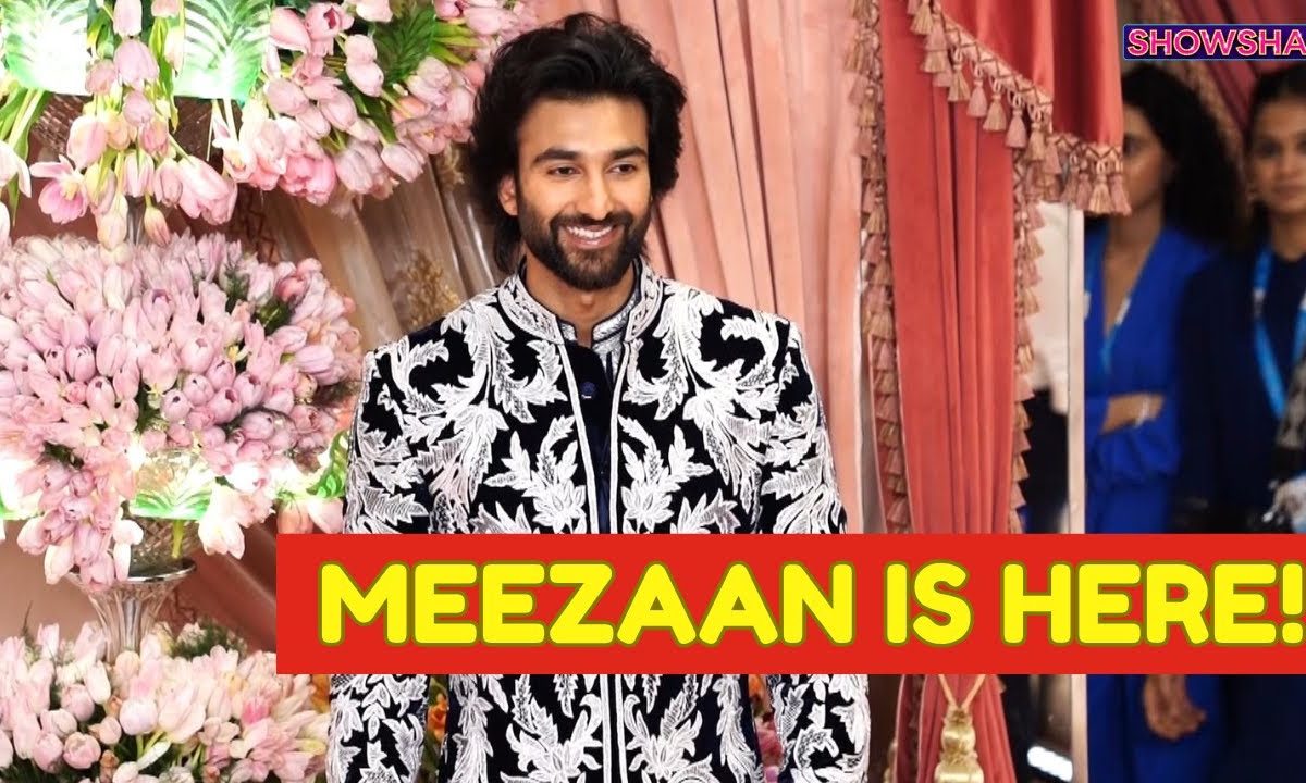 Meezaan Jaaferi Arrives In Style For Anant Ambani & Radhika Merchant's ...