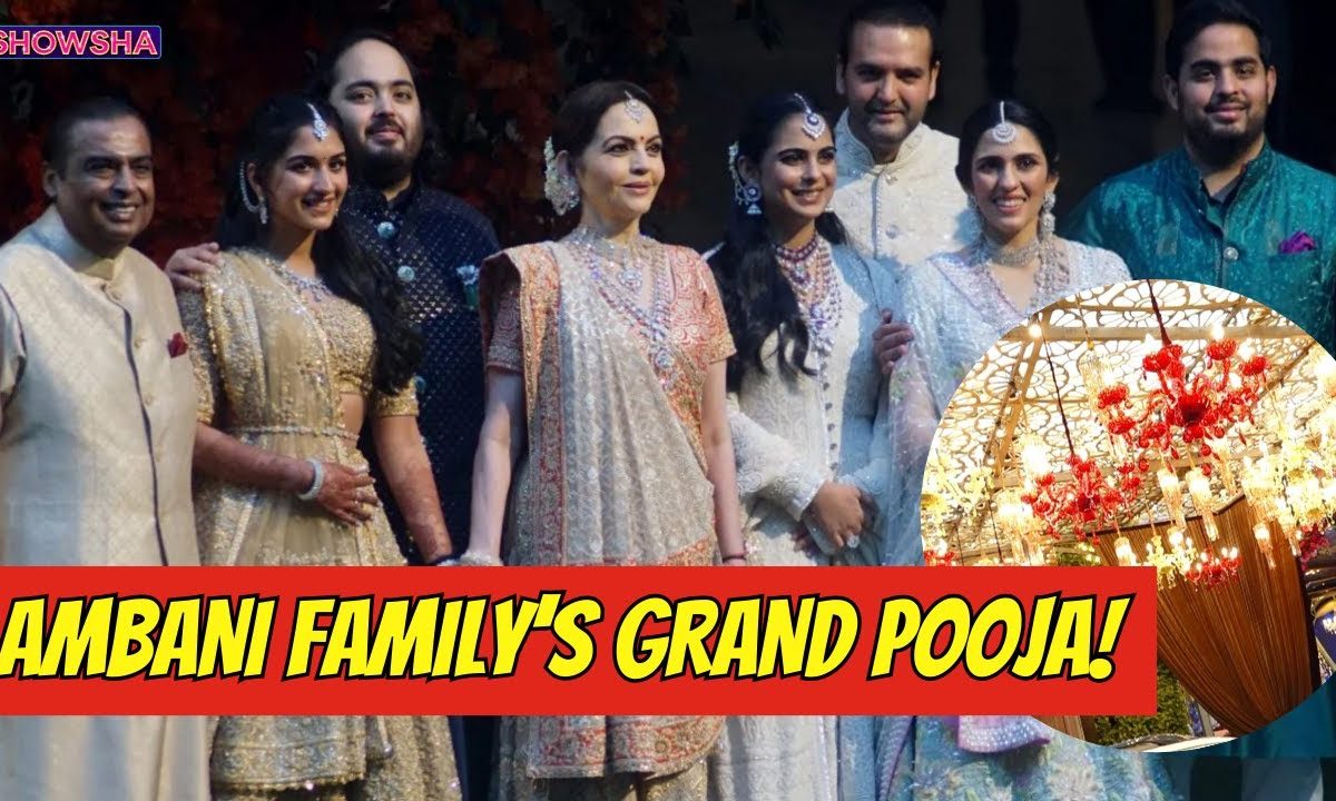 The Ambanis Hold A Pooja Ceremony Before Anant Ambani And Radhika ...