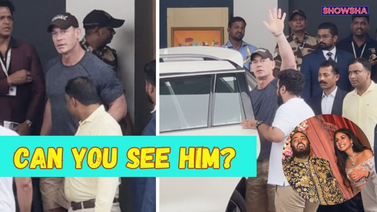 John Cena Arrives In Mumbai For Anant & Radhika's Wedding, Paps Scream 'John Babu' & 'John Kaka ...