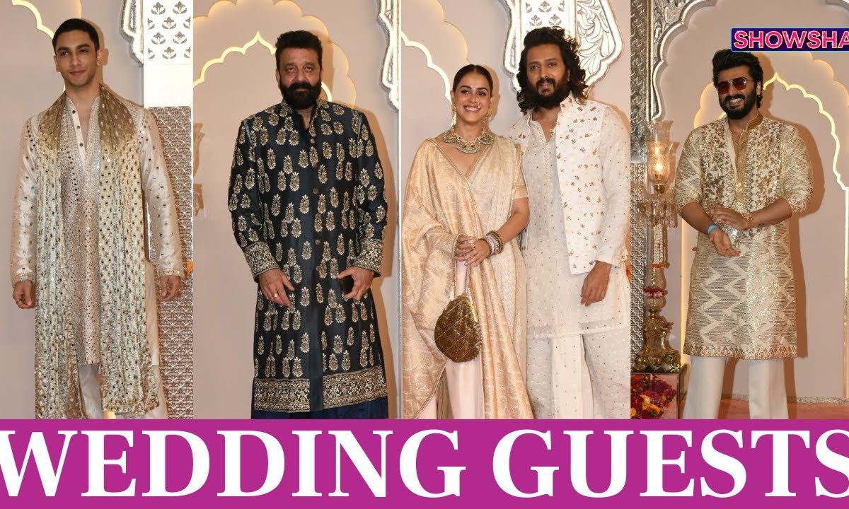 Sanjay Dutt, Vedang Raina, Arjun Kapoor, Riteish Deshmukh At Anant ...