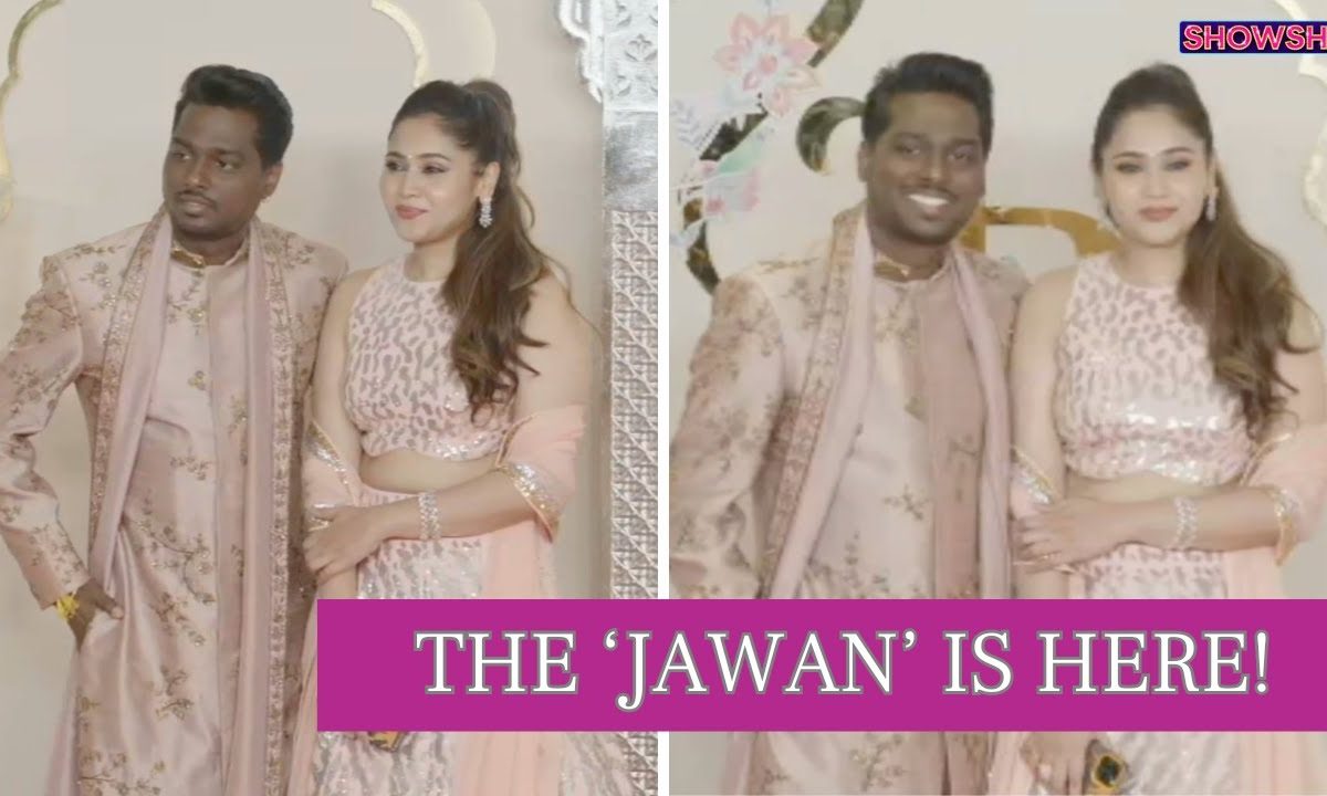 Director Atlee & His Wife Priya Mohan Get Papped As They Attend Anant ...