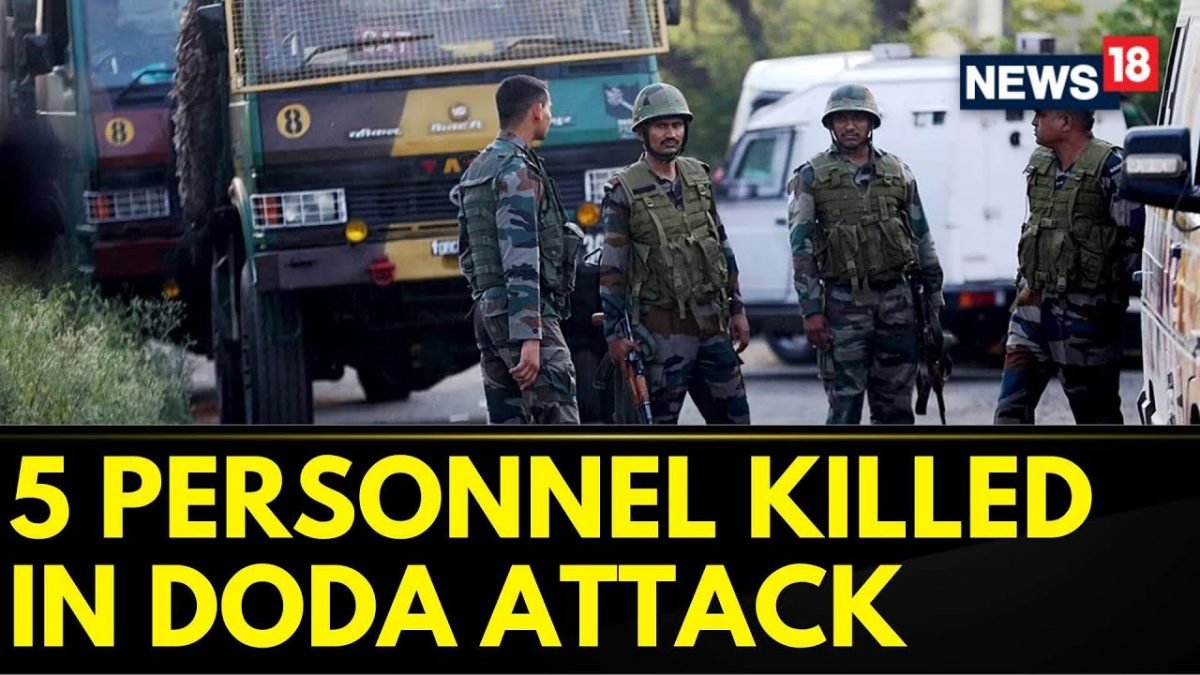 Doda Encounter: 4 Indian Army Personnel & One JK Police Official Killed ...