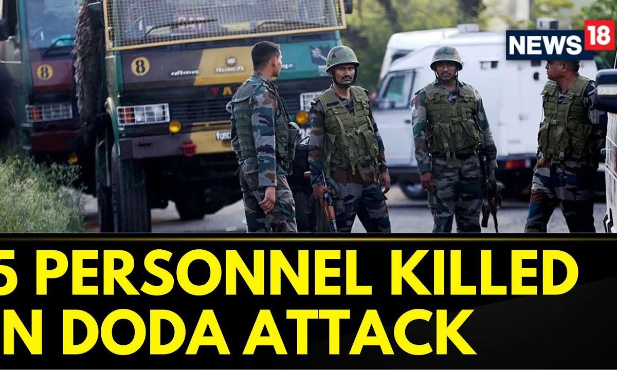 Doda Encounter: 4 Indian Army Personnel & One JK Police Official Killed ...