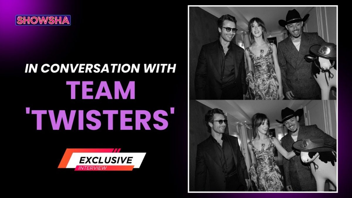 Twisters Cast Exclusive Interview: Glen Powell, Daisy Edgar-Jones ...