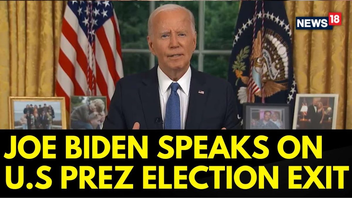 Joe Biden News | Joe Biden 1st Address After Stepping Back From US ...