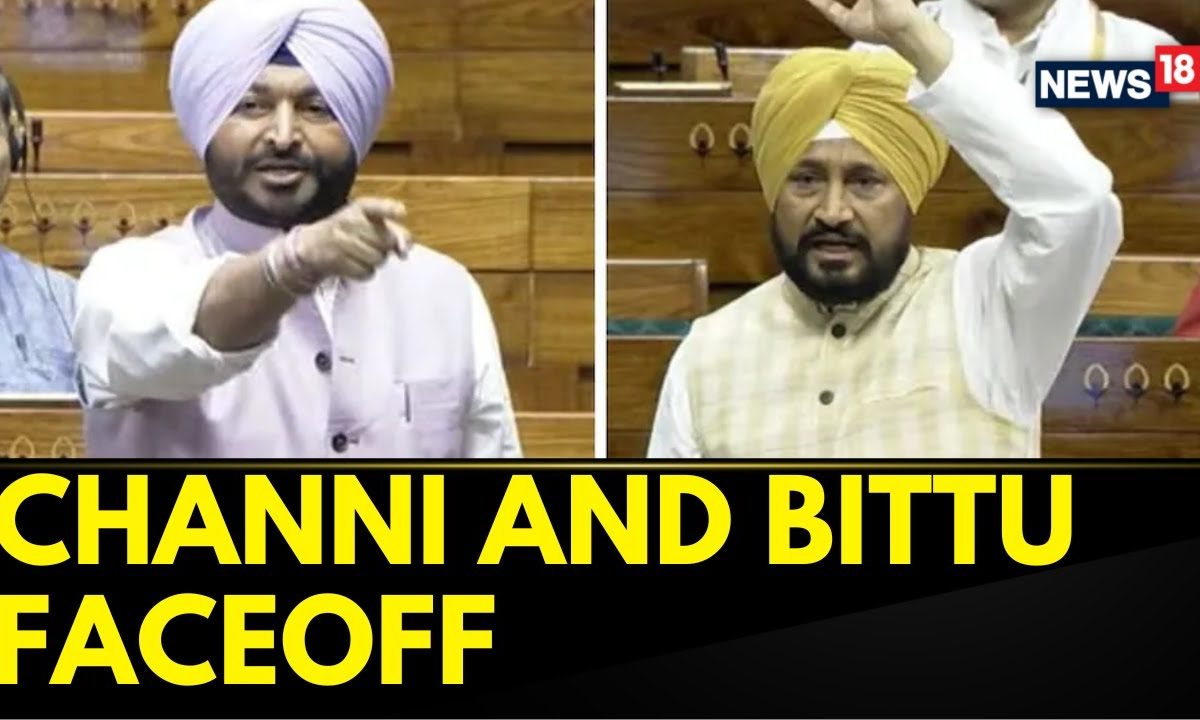 Charanjit Singh Channi Vs Ravneet Singh Bittu in Lok Sabha | Congress vs BJP | Parliament News ...
