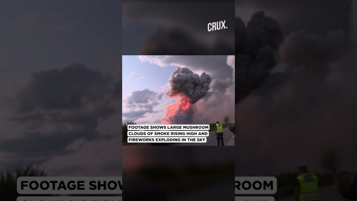 Explosions At Bulgaria Firework Factory Housing Two Tons Of TNT