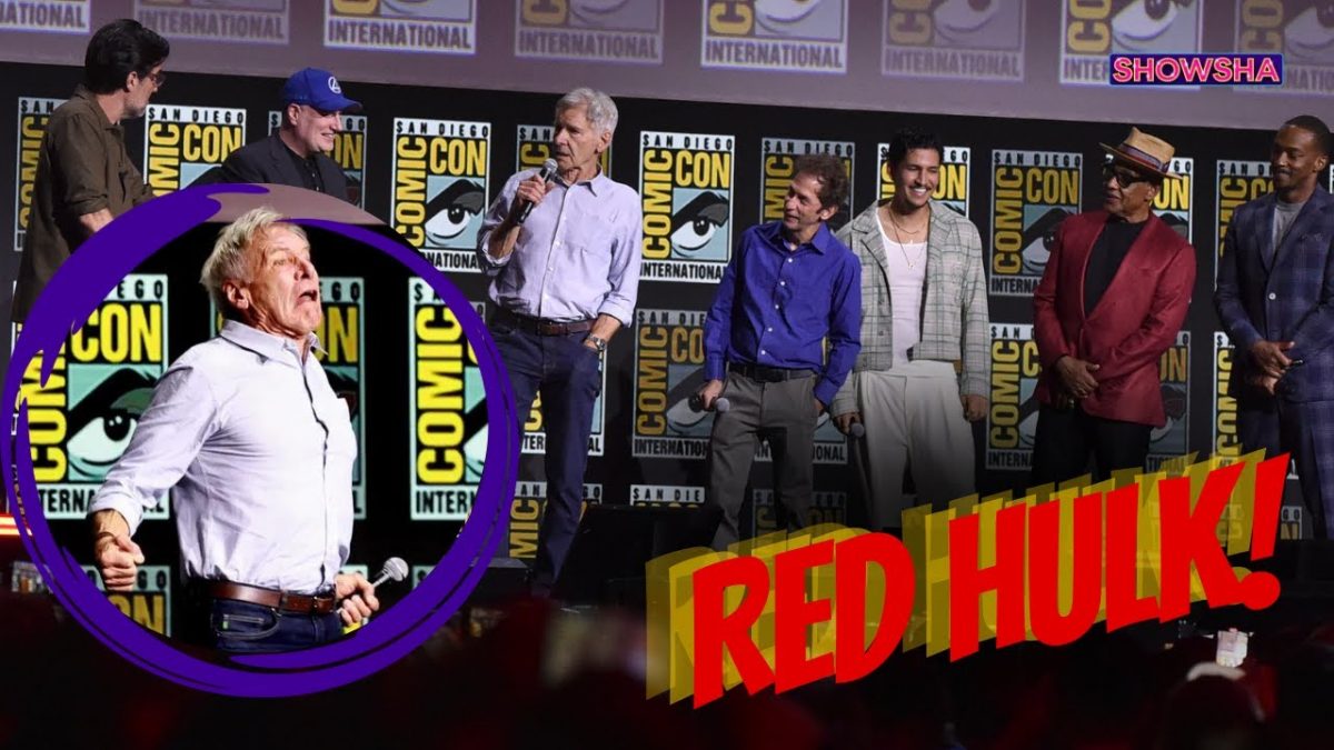 Harrison Ford Turns Into Red Hulk At Marvel's Comic Con Panel In New ...