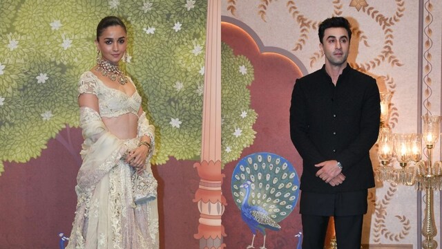 Alia Bhatt, Ranbir Kapoor Arrive Separately at Anant Ambani's Shubh ...
