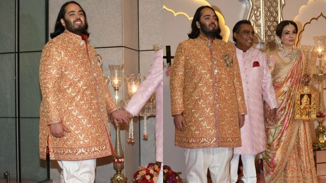 Dulha Anant Ambani Ditches Jhooti For Sports Shoes for Wedding; Poses ...