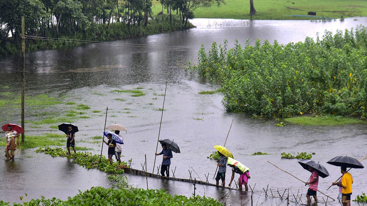 IMD Warns of Heavy Rains in Assam, Arunachal Pradesh on July 4-5 ...