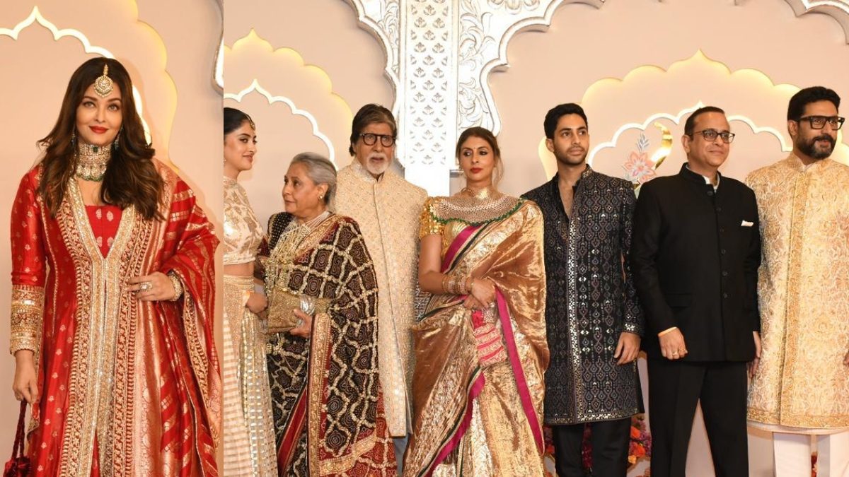 Bachchan Family Steals Limelight at Anant Ambani's Wedding; Aishwarya ...