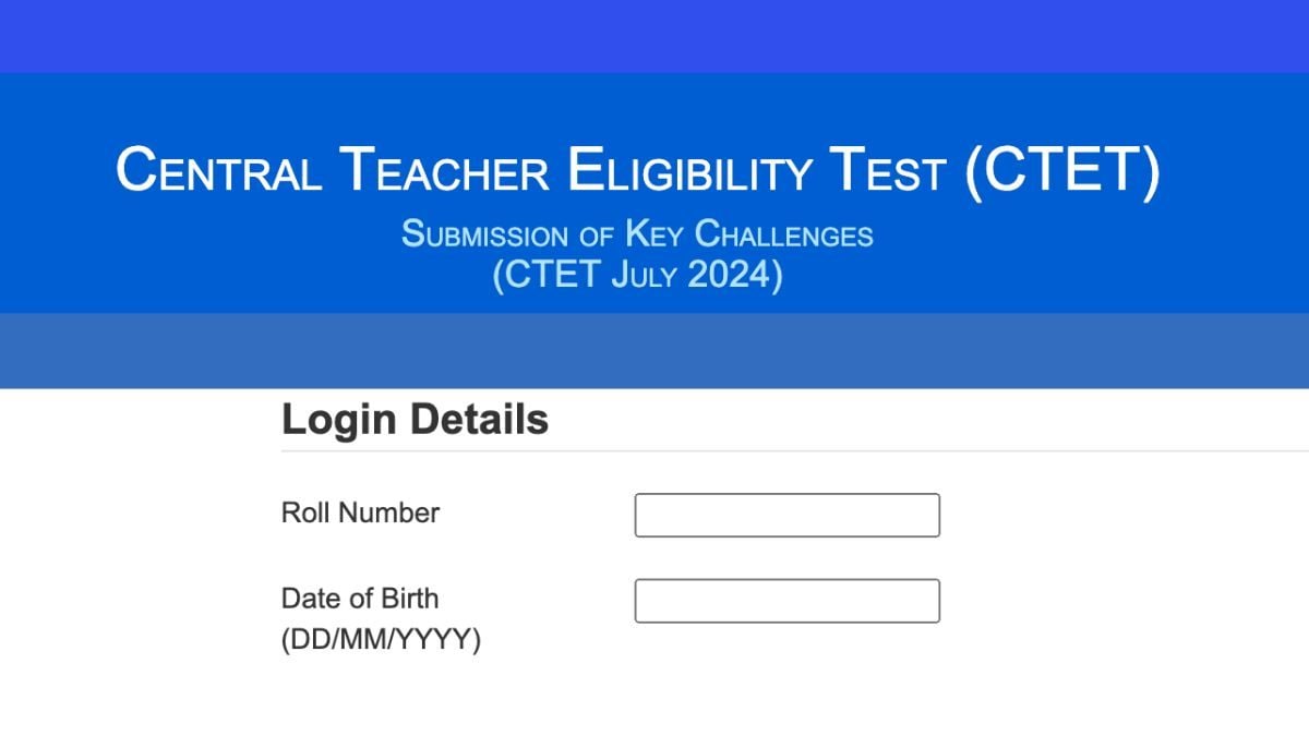 CTET Answer Key 2024 Released at ctet.nic.in; Raise Objections Now ...