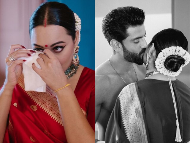 Sonakshi Sinha Tears Up Seeing Herself in Sindoor, Shirtless Zaheer ...