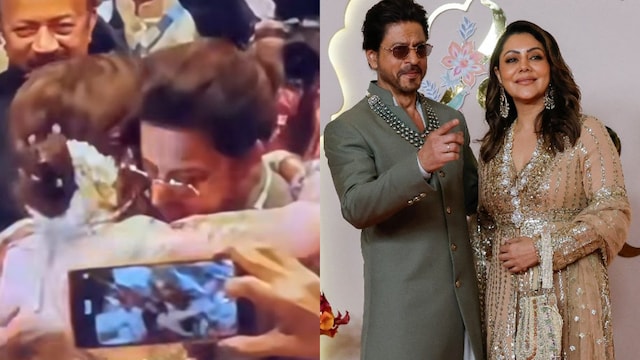 Shah Rukh Khan Does His Signature Pathaan Moves, Shakes A Leg With Nita ... Shah Rukh Khan Does His Signature Pathaan Moves, Shakes A Leg With Nita ...