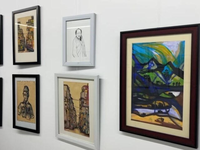 Three Nepalese Painters Capture Their Journey To Nepal On Canvas With ...