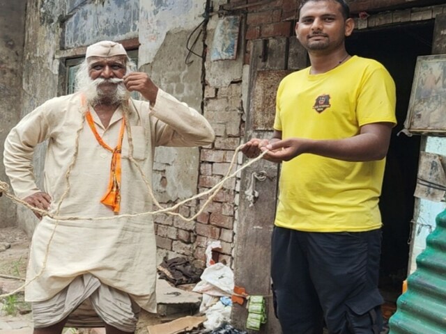 Meet 80-year-old Ramesh Chand Kushwah, The Agra Man With A 35-foot-long ...