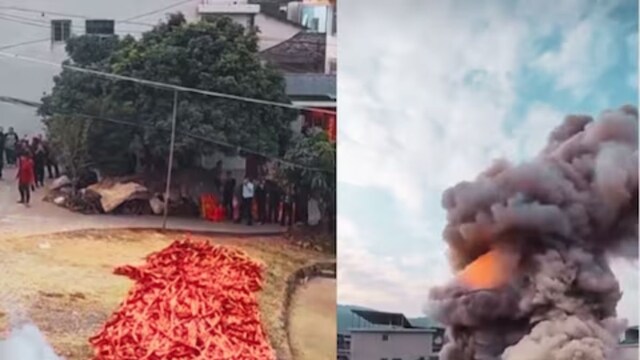 Watch: Zhangzhou Man Lights Bidi Bombs On Road, Causes Smoke And Damage ...