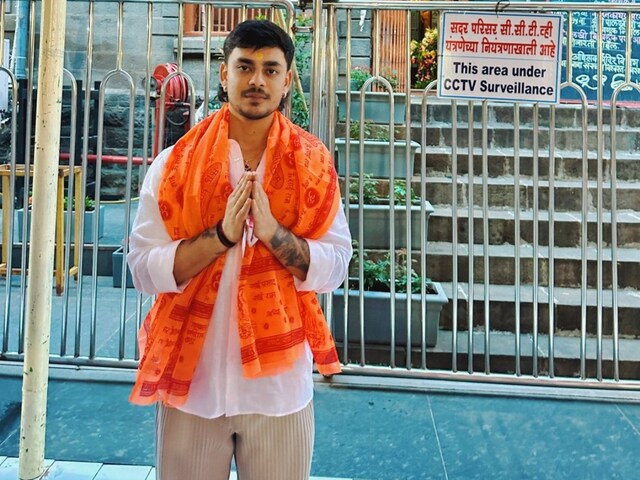 India Cricketer Ishan Kishan Seeks Sai Baba's Blessings on 26th ...