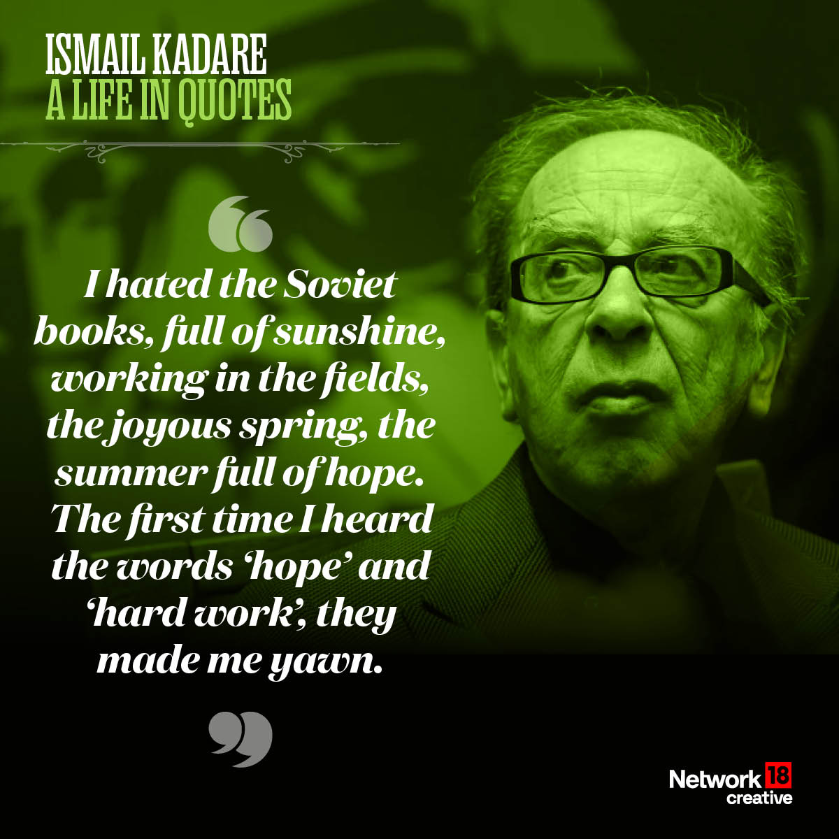 Ismail Kadare: A Visual Story Exploring The Life Of An Albanian ...