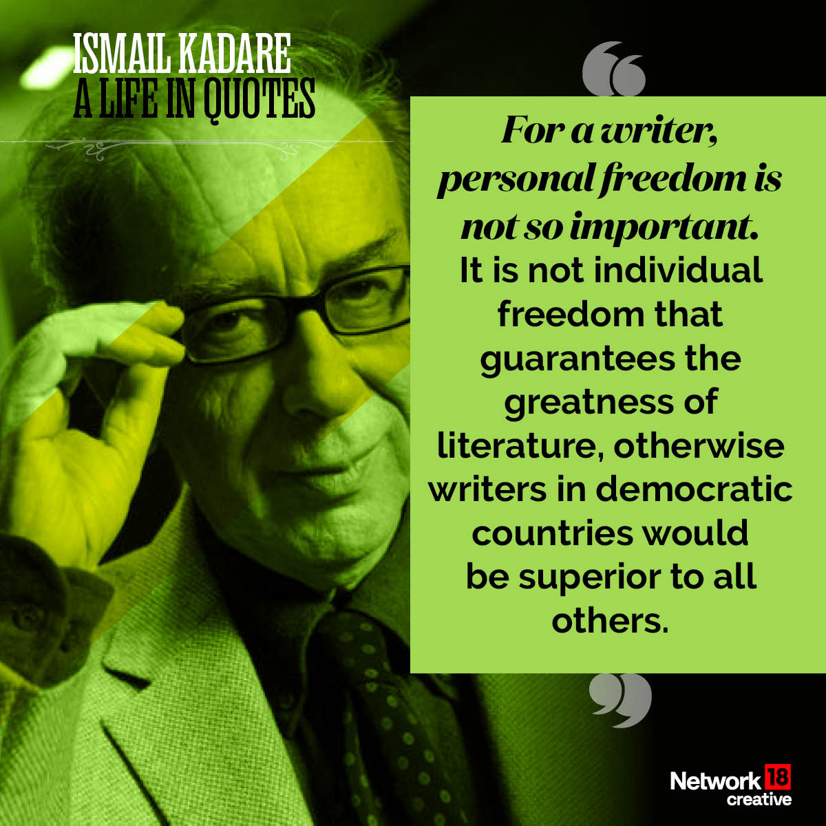 Ismail Kadare: A Visual Story Exploring The Life Of An Albanian ...