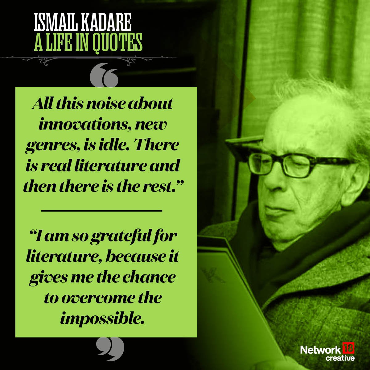 Ismail Kadare: A Visual Story Exploring The Life Of An Albanian ...