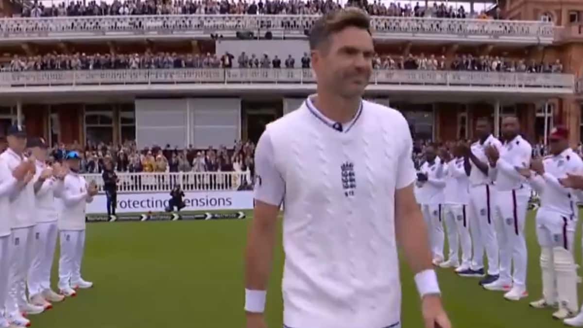 Emotional James Anderson Receives Guard of Honour in Final Test Match ...