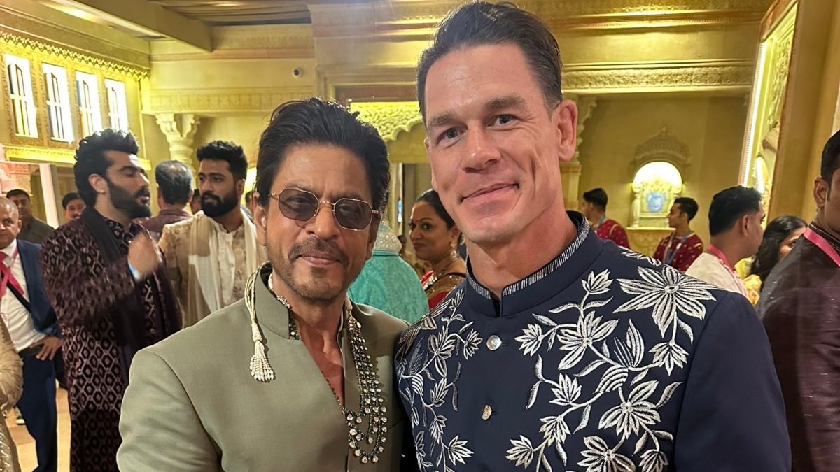John Cena's Heartfelt Note For SRK After Meeting At Anant Ambani's ...