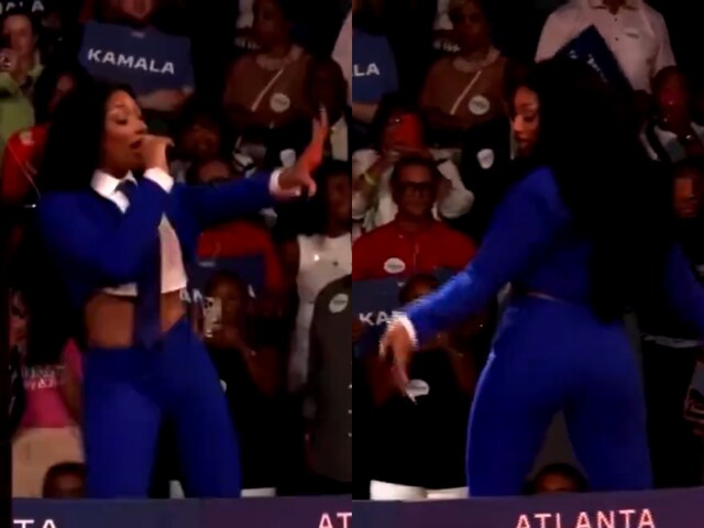 Megan Thee Stallion SLAMMED For Twerking During Kamala Harris' Atlanta ...