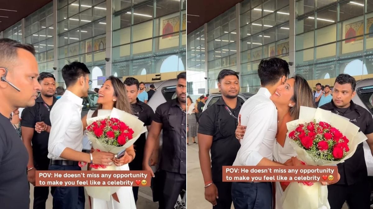 Man's Beautiful Gesture To Welcome His Fiancée At Airport is Too Cute ...