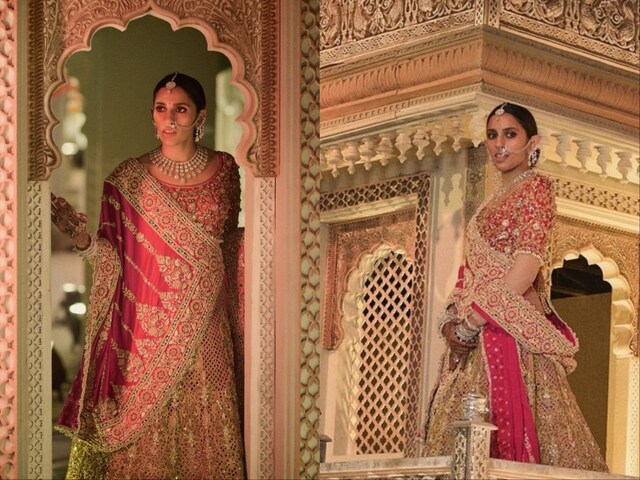 In A Sustainable Move, Shloka Mehta Re-Wears Her Wedding Lehenga For ...