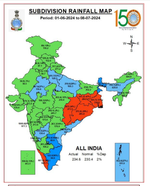 Kerala At 26% Deficit Even As Active Monsoon Brings Rain Along West ...