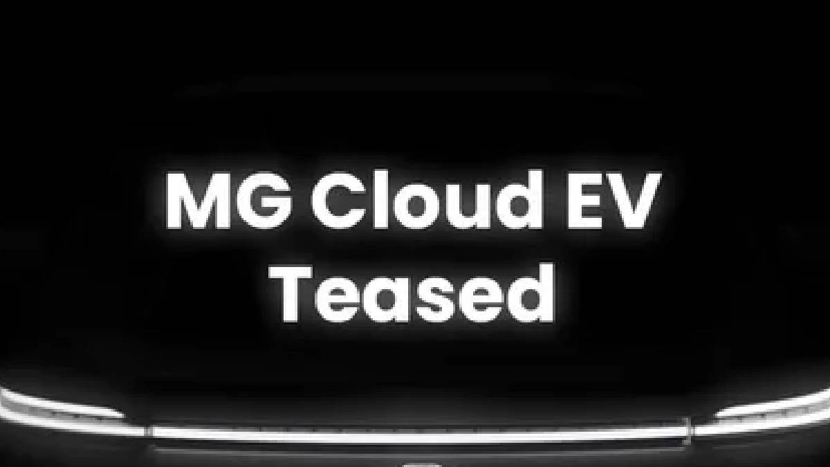 MG Cloud EV Teased Ahead of Official Launch, Arriving in Festive Season ...