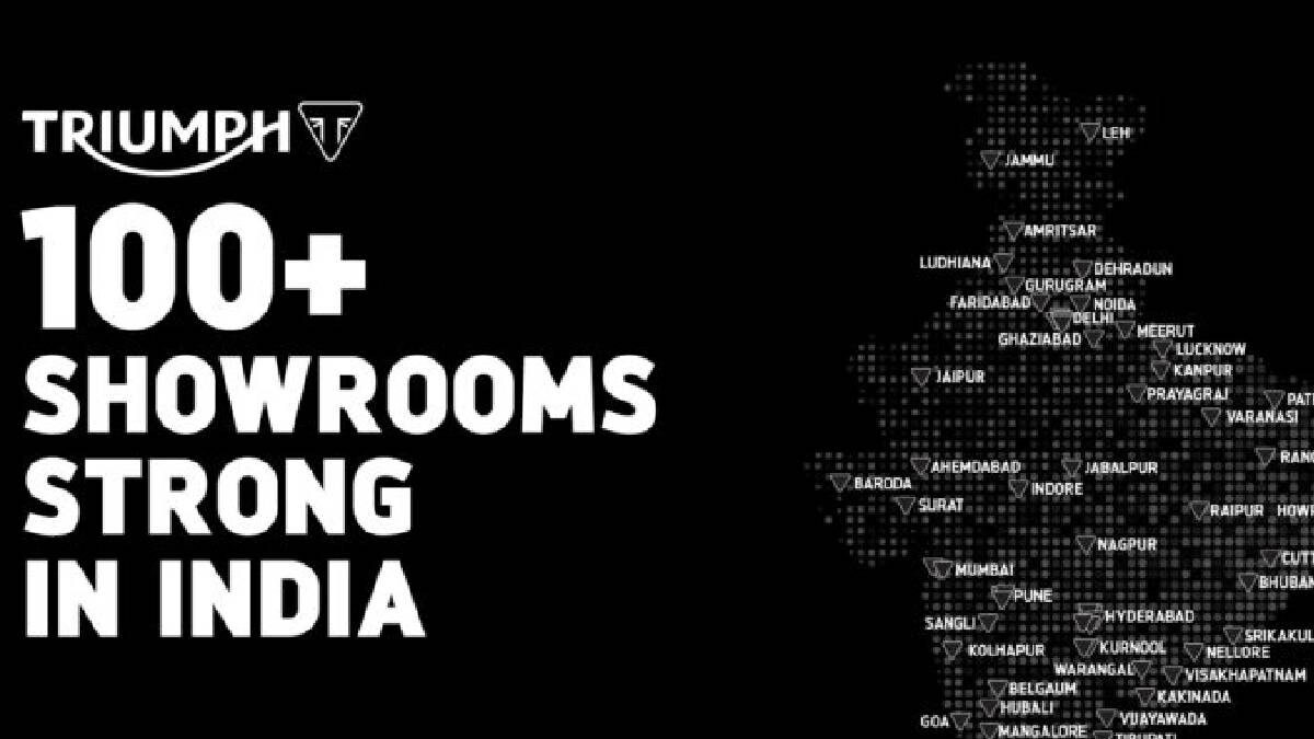 Triumph Opens Its 100th Showroom In India, Sells 50,000 Units of 400cc ...