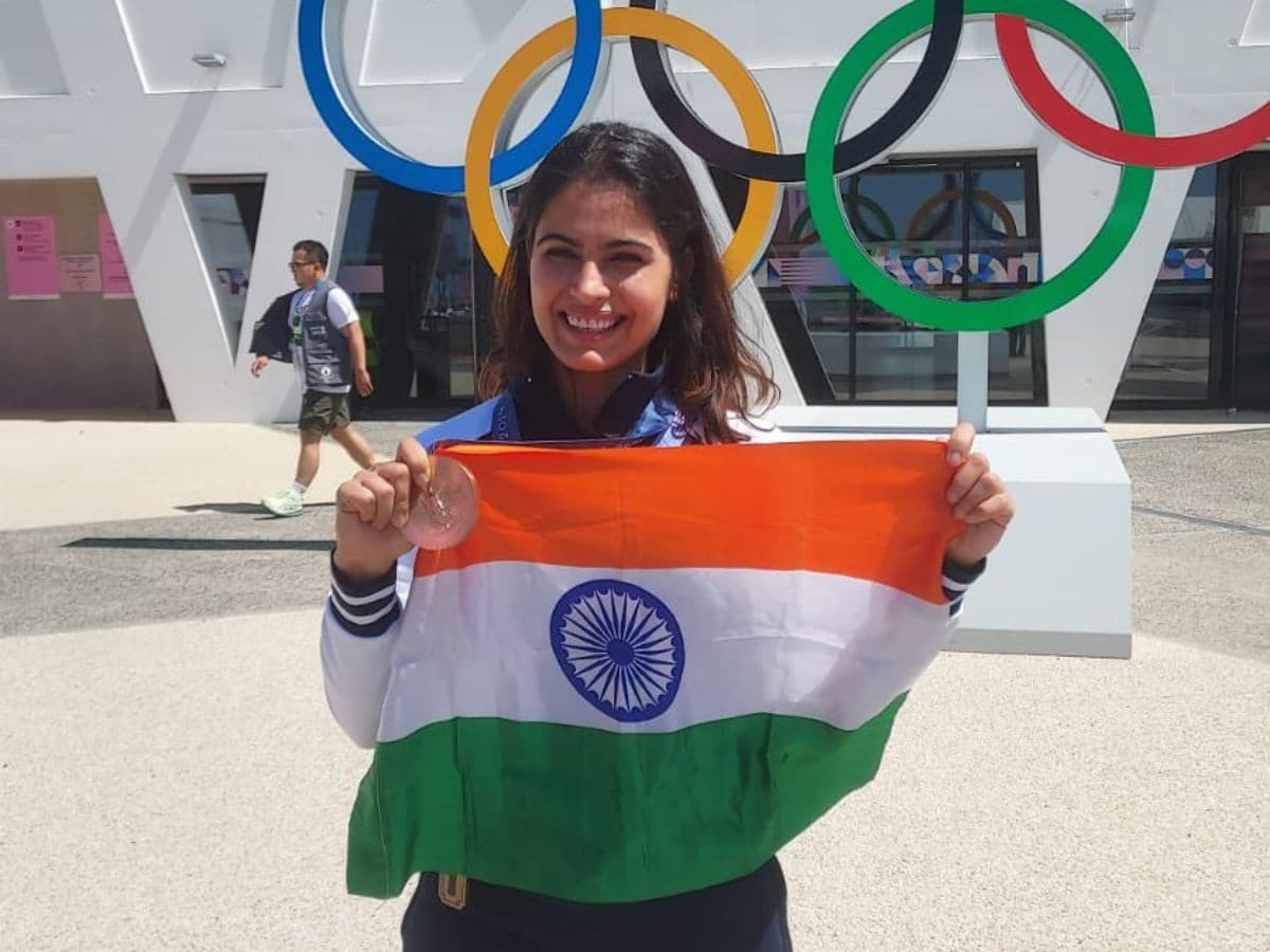 Paris Olympics 2024: Manu Bhaker Wins Another Bronze With Sarabjot Singh