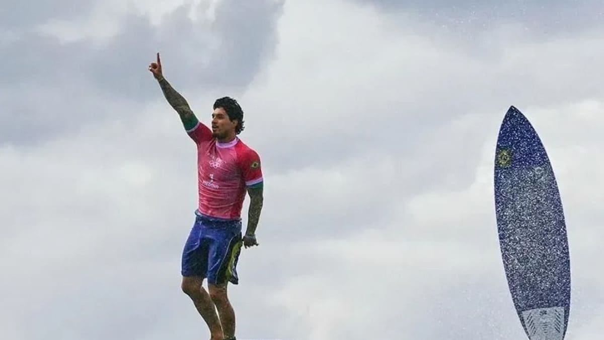 Paris Olympics 2024 Viral Image Of Surfer Hailed As Greatest Sports