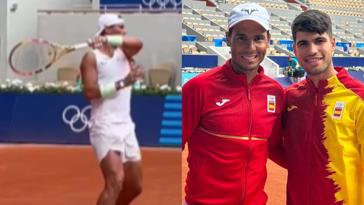 Rafael Nadal's Impressive Footwork At Practice Session With Carlos ...