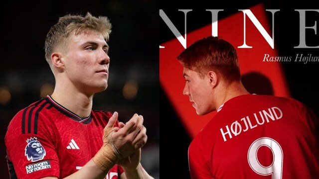 Rasmus Hojlund To Wear Iconic No. 9 Shirt For Manchester United In 2024 ...