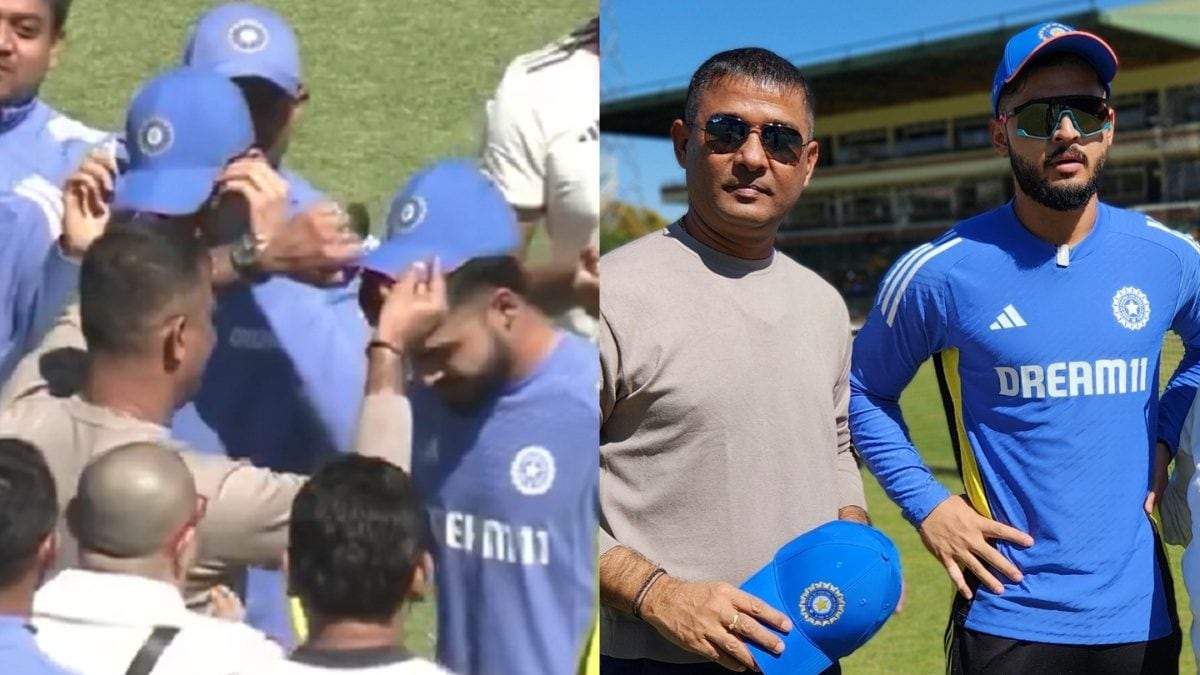 Riyan Parag Receives India Debut Cap From His Father Ahead Of 1st T20I ...
