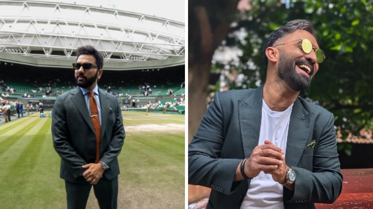 'Welcome to Wimbledon': Rohit Sharma and Dinesh Karthik Spotted in ...
