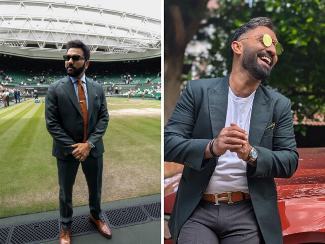 'Welcome to Wimbledon': Rohit Sharma and Dinesh Karthik Spotted in ...