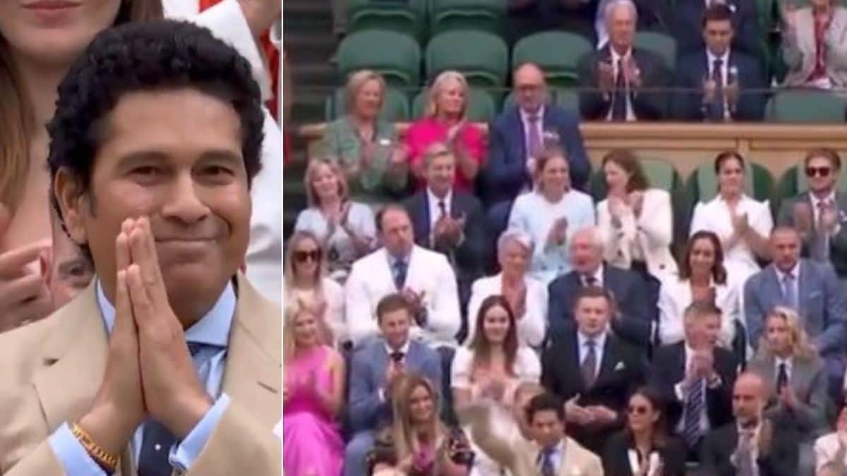 WATCH: Sachin Tendulkar Gets Rousing Reception at Wimbledon Centre ...