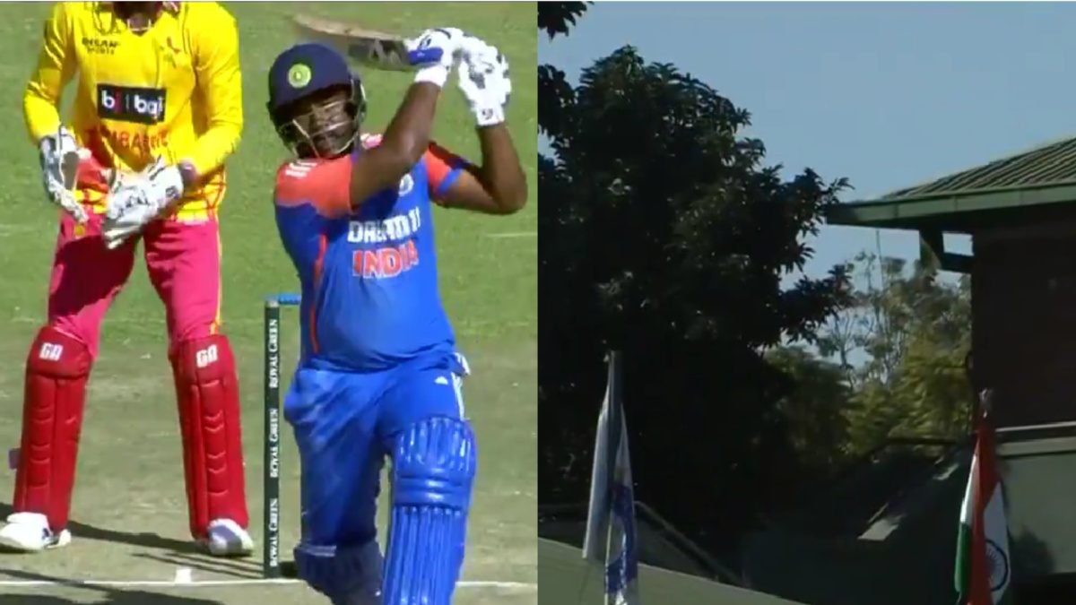Sanju Samson Hits 110-m Long Six During 58-Run Knock Against Zimbabwe ...