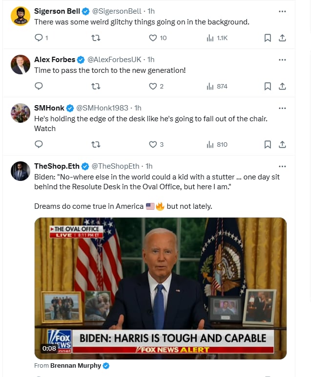 'They Turned Biden Orange, He's Slurring': Social Media Discusses US ...