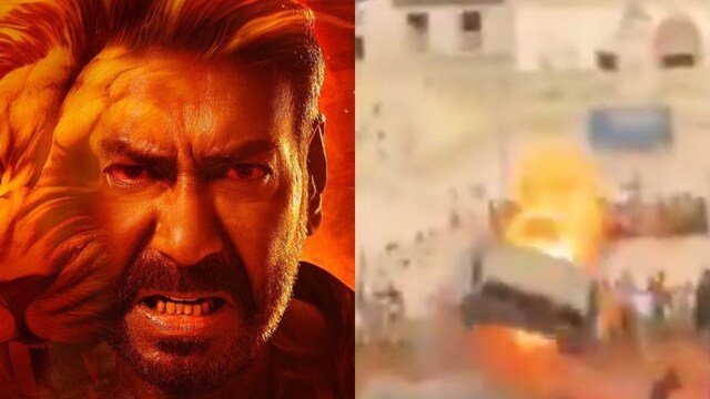 Singham 3: Leaked Footage Of Car Explosion In Front of Iconic Church ...