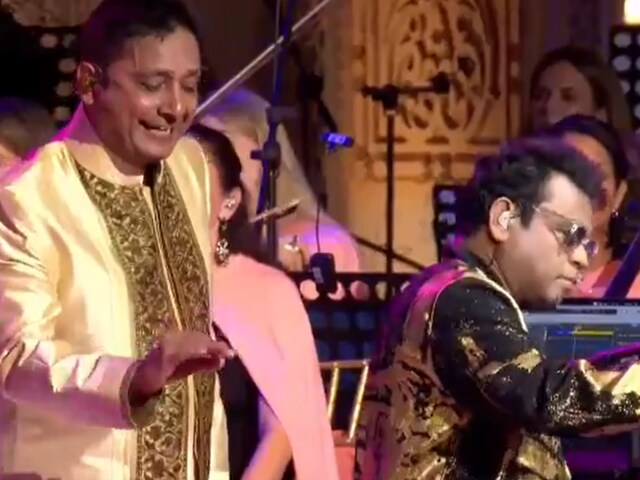 Sukhwinder Singh, AR Rahman Set Ambani Wedding Stage On Fire With Aayo ... Sukhwinder Singh, AR Rahman Set Ambani Wedding Stage On Fire With Aayo ...