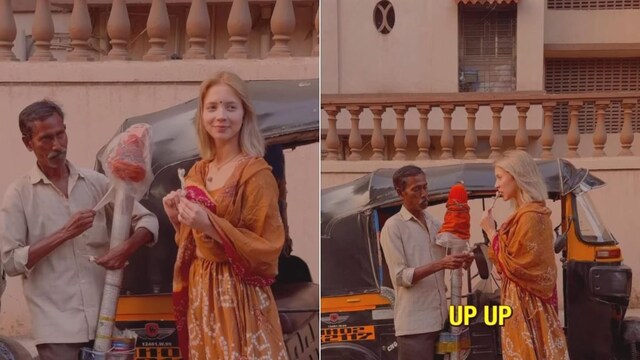 Russian Influencer Tries Indian Street Candy For First Time, Watch Her ...