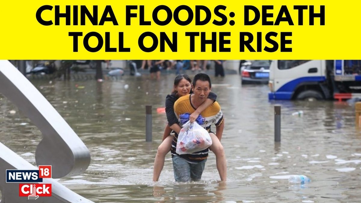 Heavy Rainfall Floods Streets and Triggers Landslides in China - News18