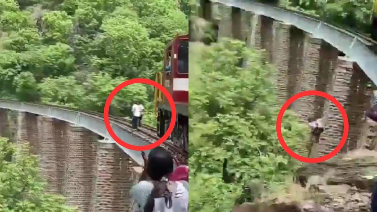 'Scary': Couple Jumps Off 90-ft Gorge After Train 'Interrupts' Their Photoshoot in Rajasthan ...